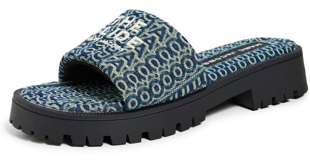 Marc Jacobs The Slides in Black | Lyst