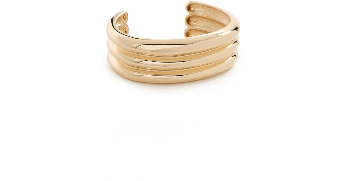 BaubleBar Leigh Cuff in White | Lyst