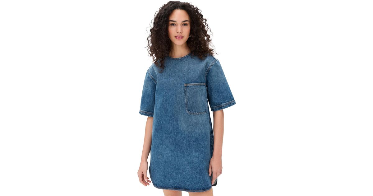 Ulla Johnson The Joan Tunic Dress in Blue | Lyst