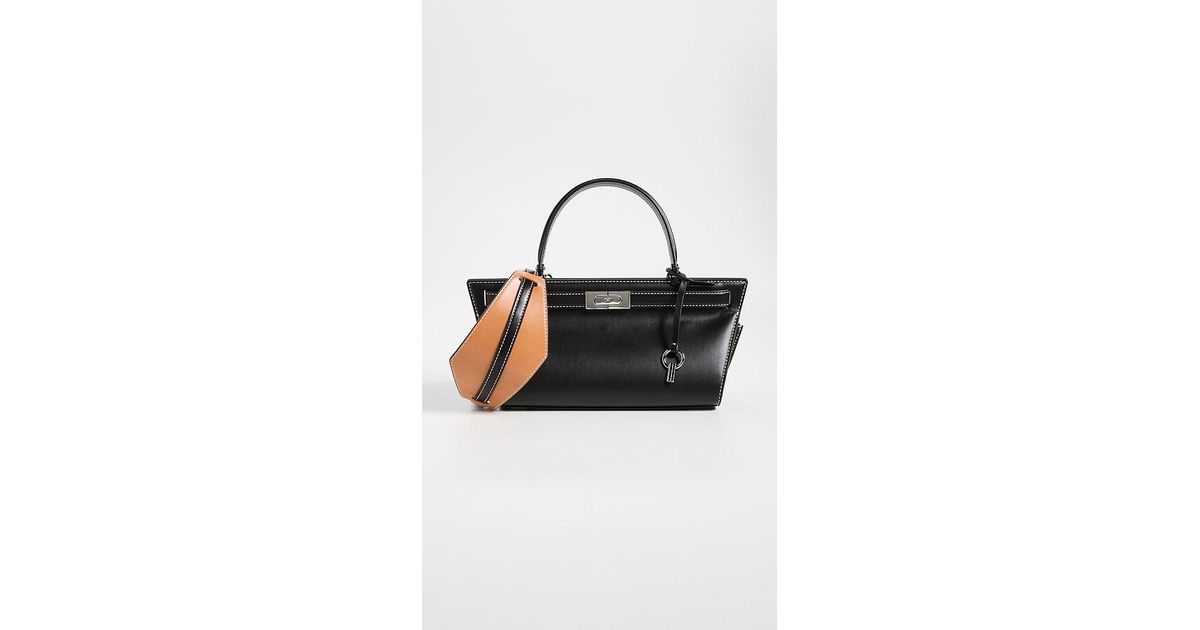 Tory Burch Lee Radziwill Cat Eye Bag in Black | Lyst