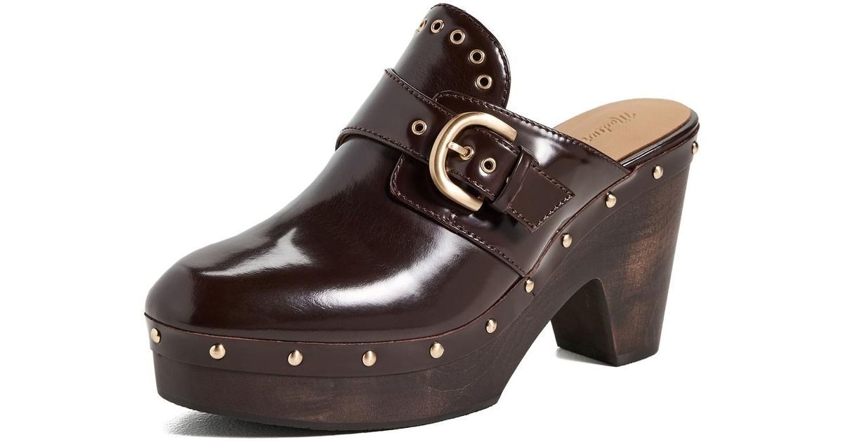 Madewell Finneas Clogs in Brown | Lyst