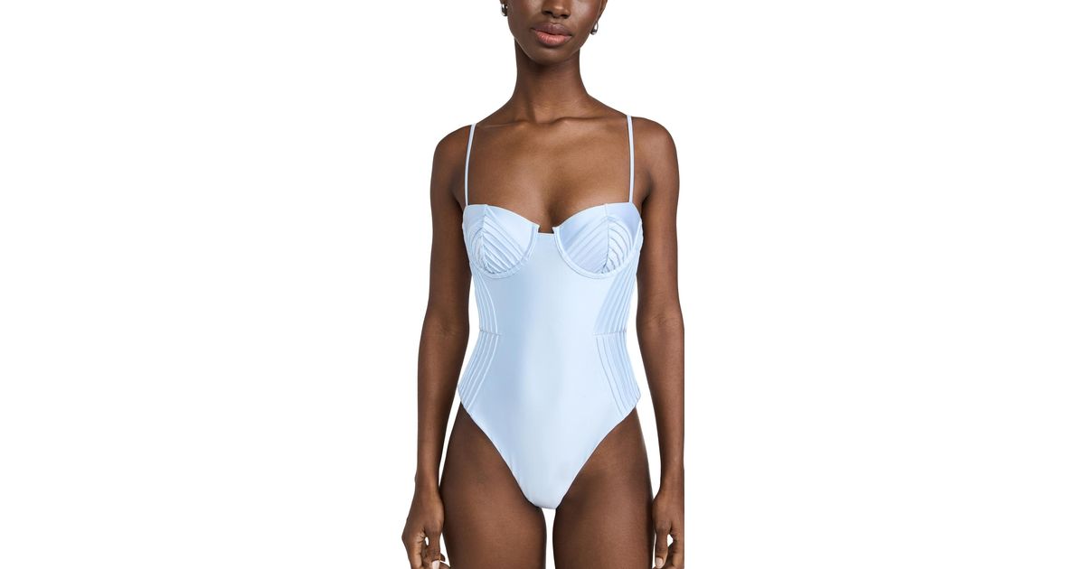 Devon Windsor Devon Windor Lex One Piece in White | Lyst