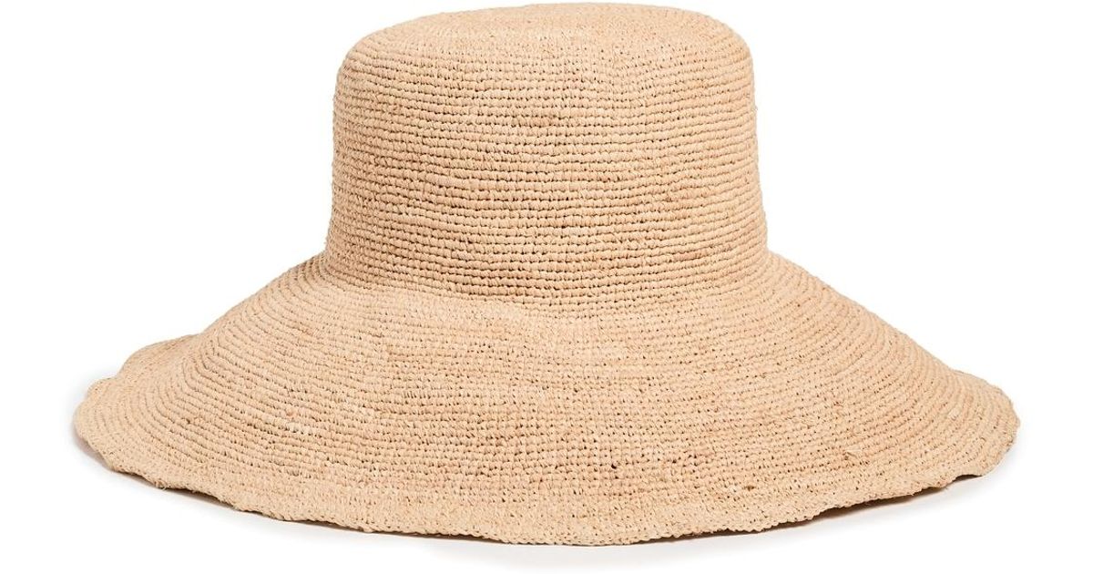 Lack of Color The Inca Ultrawide Hat in White | Lyst