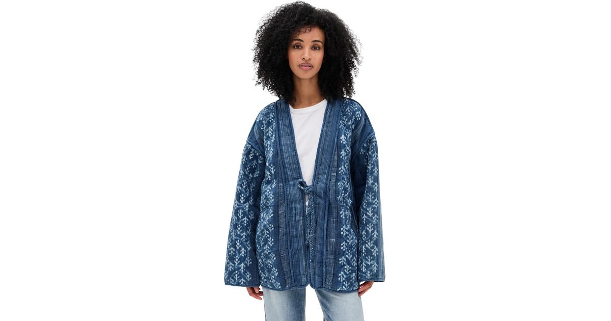 Faherty Sun Valley Quilted Jacket in Blue | Lyst