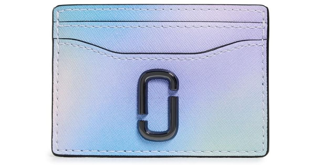 Marc Jacobs The Airbrush Utility Snapshot Card Case in Blue | Lyst