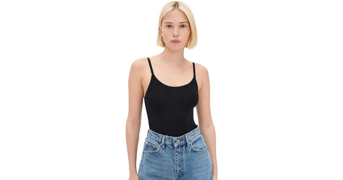 Commando Ballet Cami Thong Bodysuit in Black | Lyst