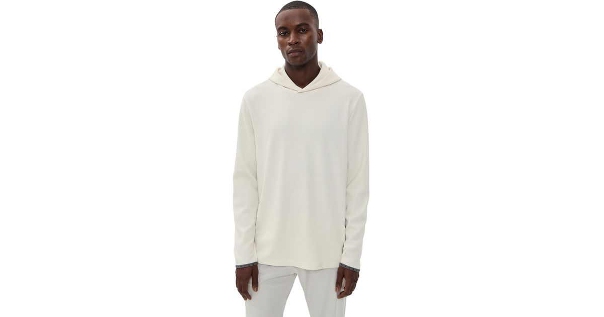 Greyson Traverse Waffle Hoodie in White for Men | Lyst