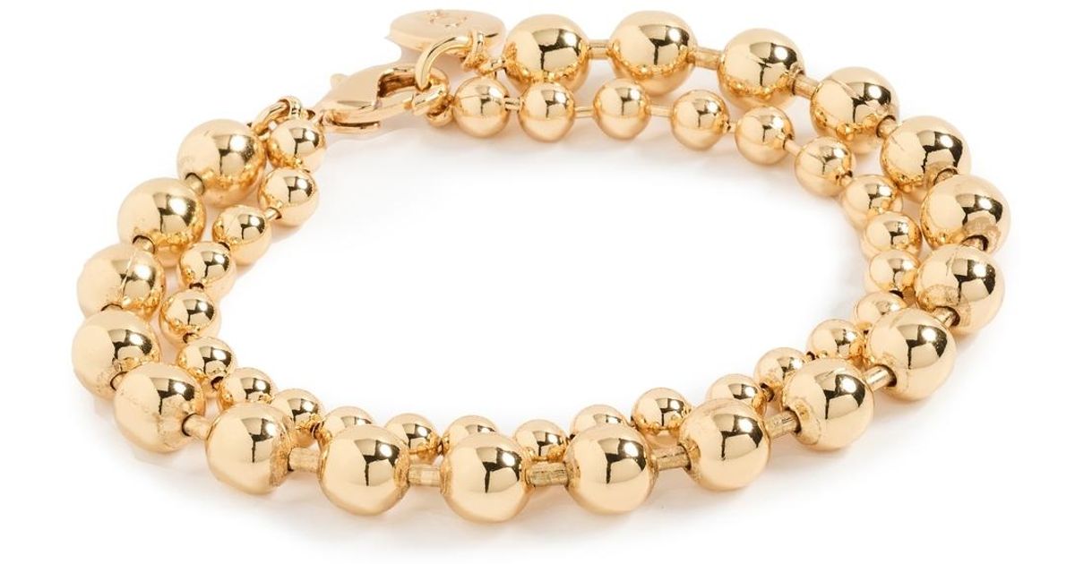 Alexa Leigh Layered Ball Chain Bracelet | Lyst