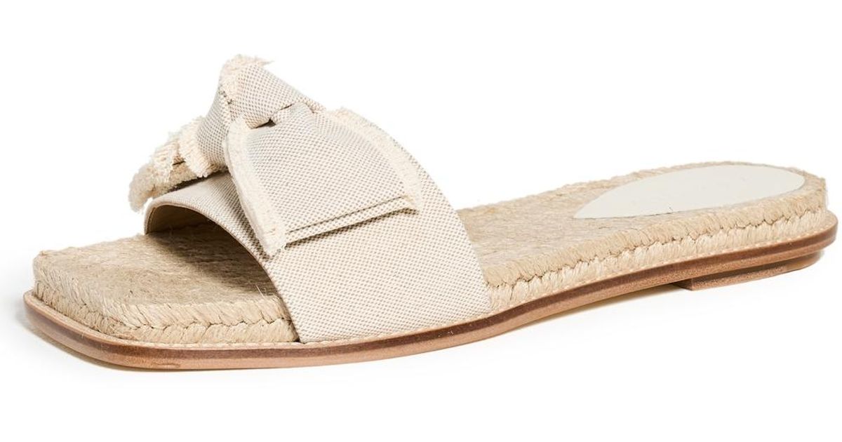 Paul Andrew Espa Bow Slides in Black | Lyst