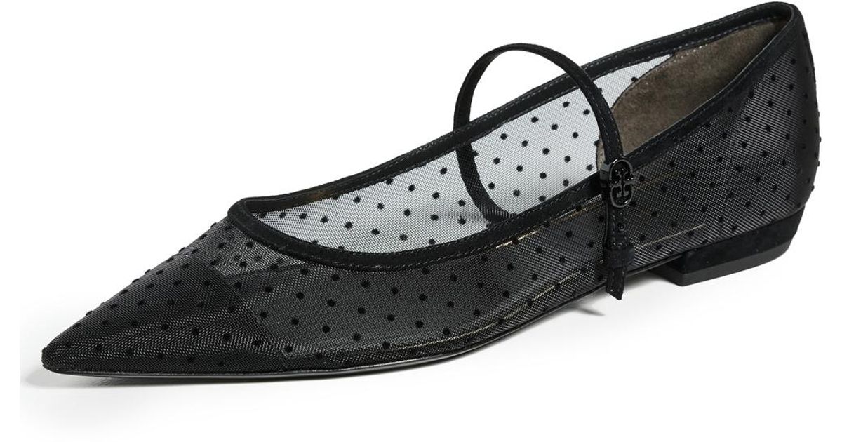Tory Burch Double T Buckle Mary Janes in Black | Lyst