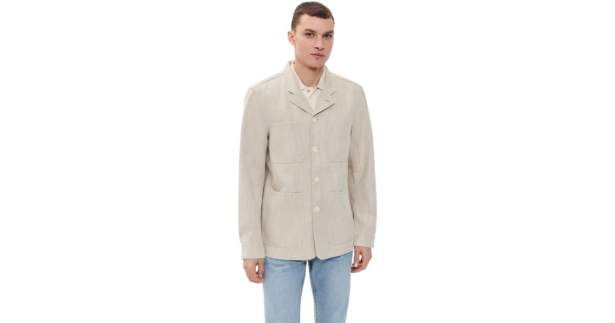 Alex Mill Arthur Work Jacket in Natural for Men | Lyst