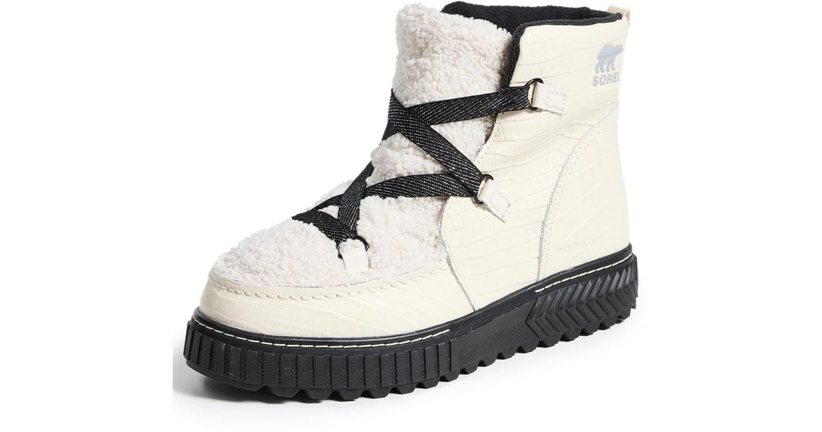 Sorel Ona Ave Alpine Boot Lux Waterproof Snow in White | Lyst