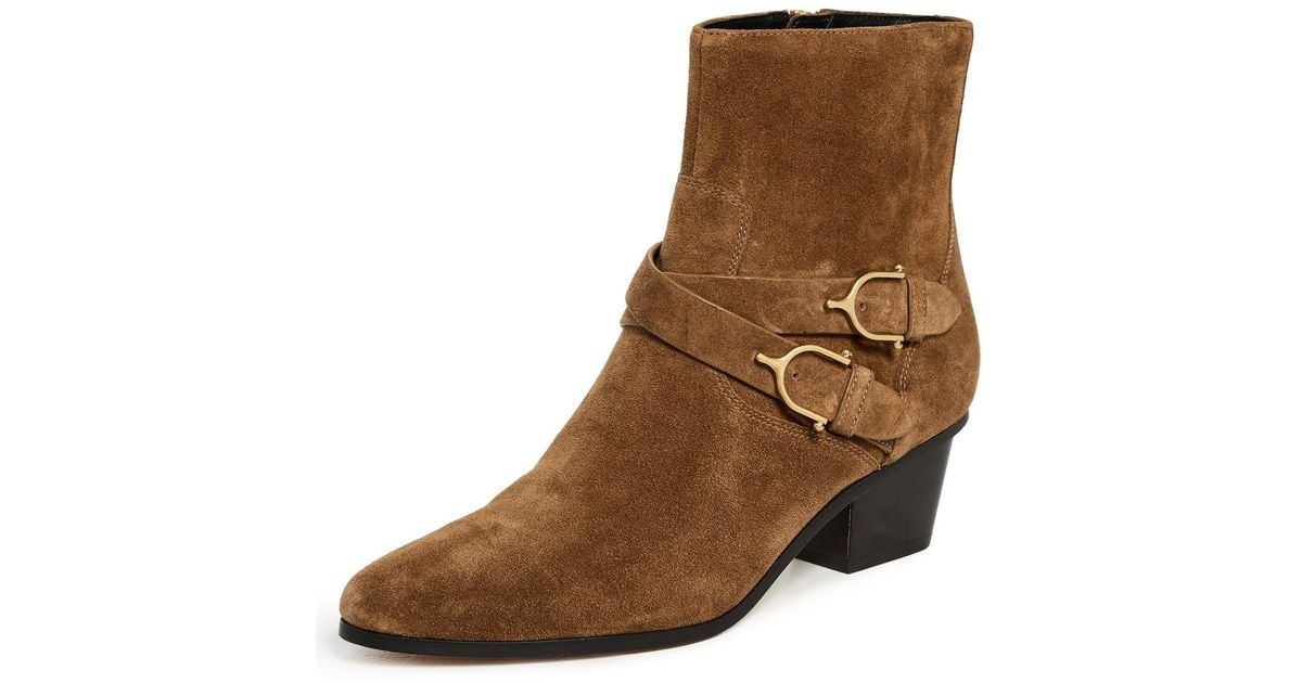 Veronica Beard Ashby Boots in Brown | Lyst