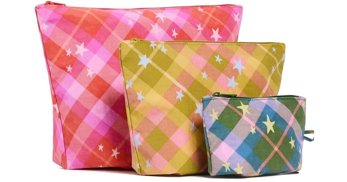 BAGGU Go Pouch Set in Pink | Lyst
