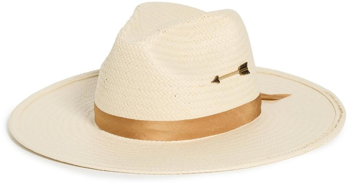 Freya Rambler Straw Hat in White | Lyst