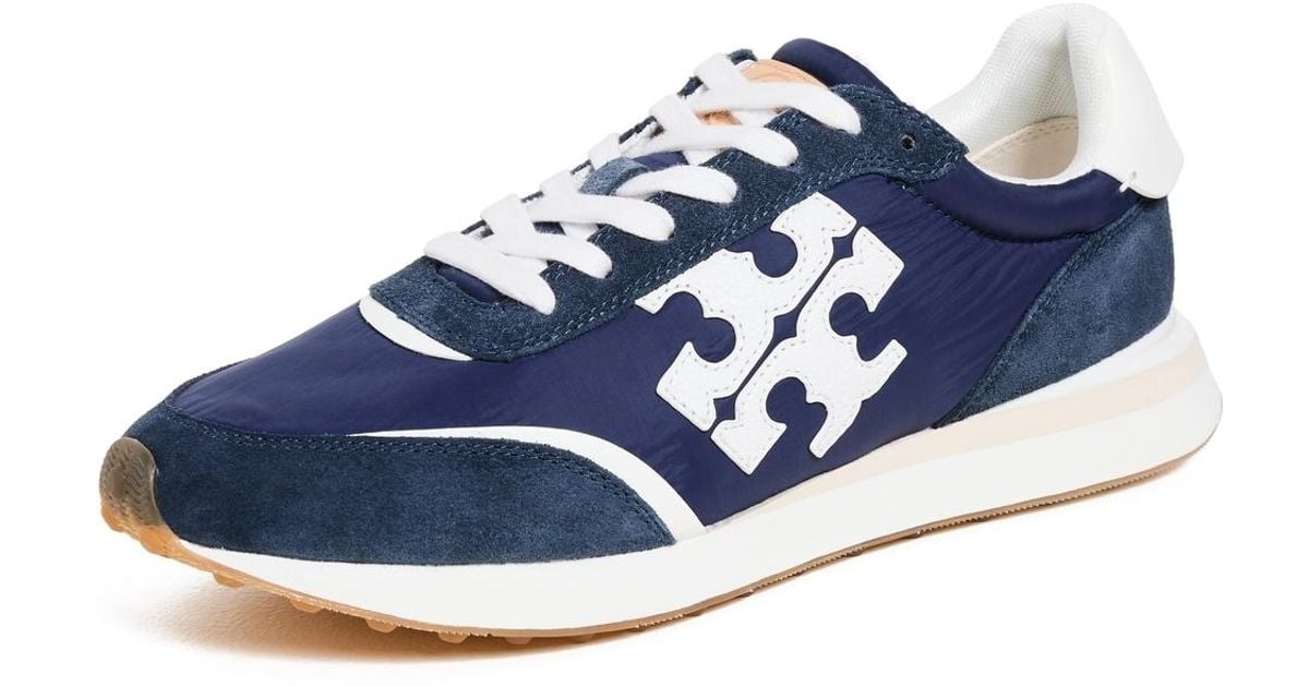 Tory Burch Destiny Trainer Sneakers in Blue | Lyst