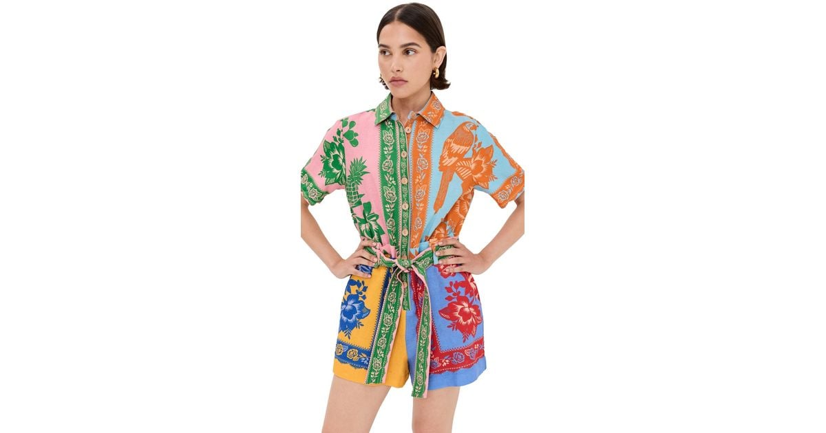 FARM Rio Scarves Romper | Lyst
