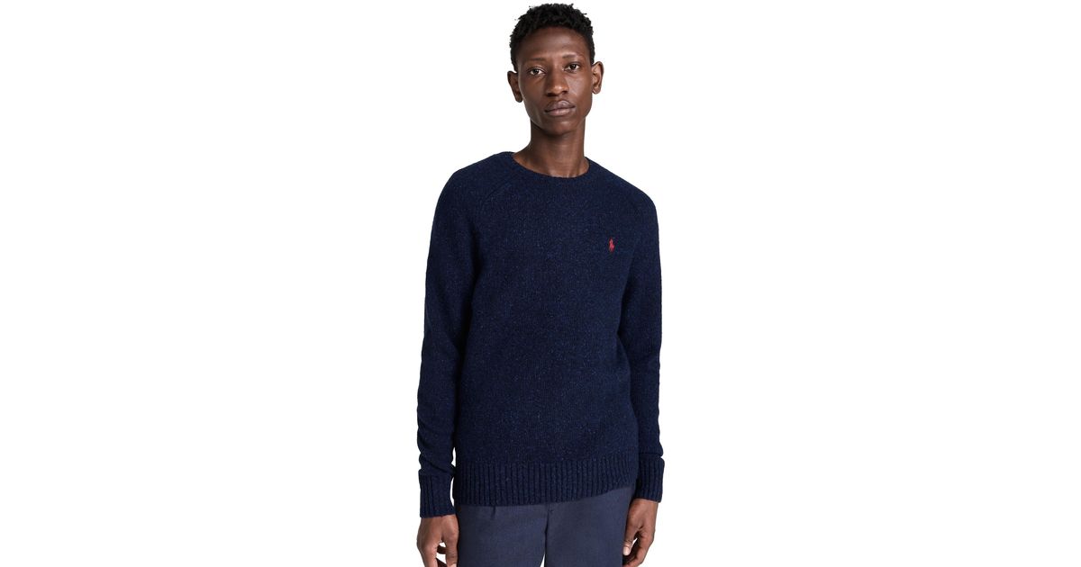 Polo Ralph Lauren Poo Raph Auren Donega Weater Ancient Navy Donega in Blue for Men | Lyst