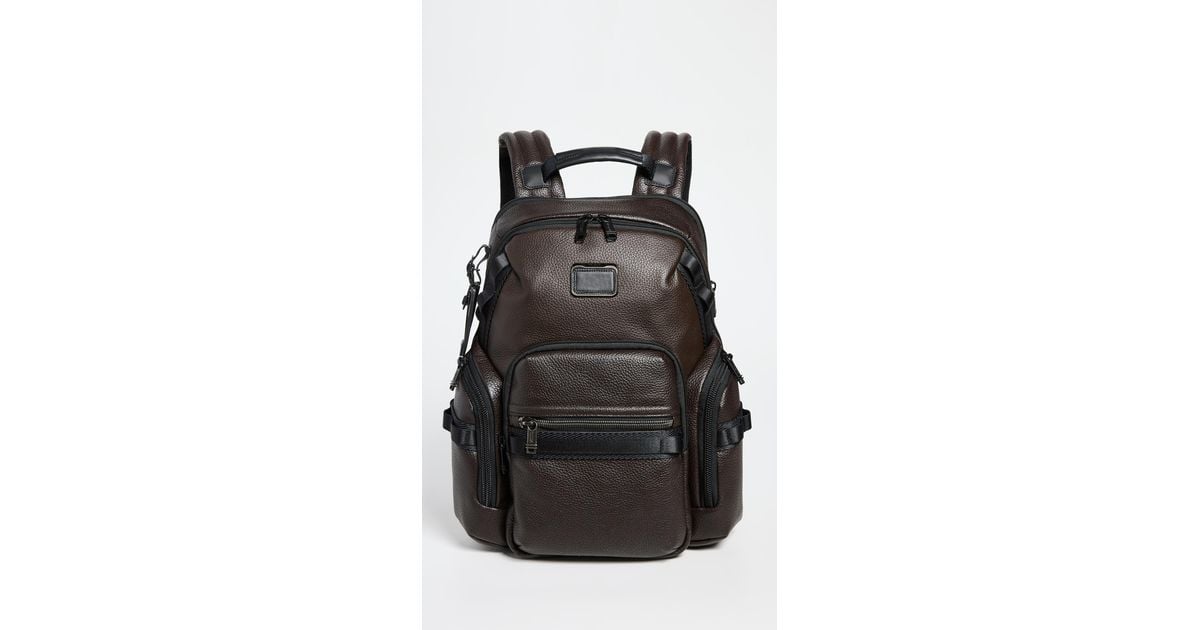 Tumi Alpha Bravo Navigation Backpack in Black for Men | Lyst
