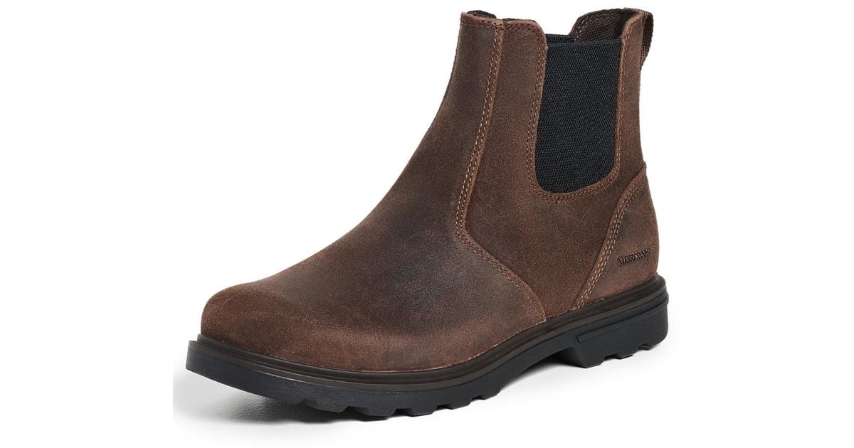 Sorel Carson Chelsea Waterproof Boots in Brown for Men | Lyst