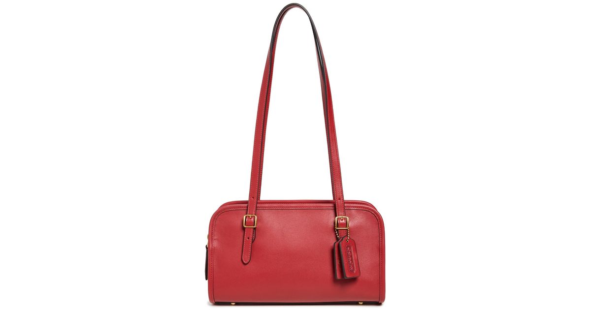 COACH The Originals Glovetanned Swing Bag in Red | Lyst
