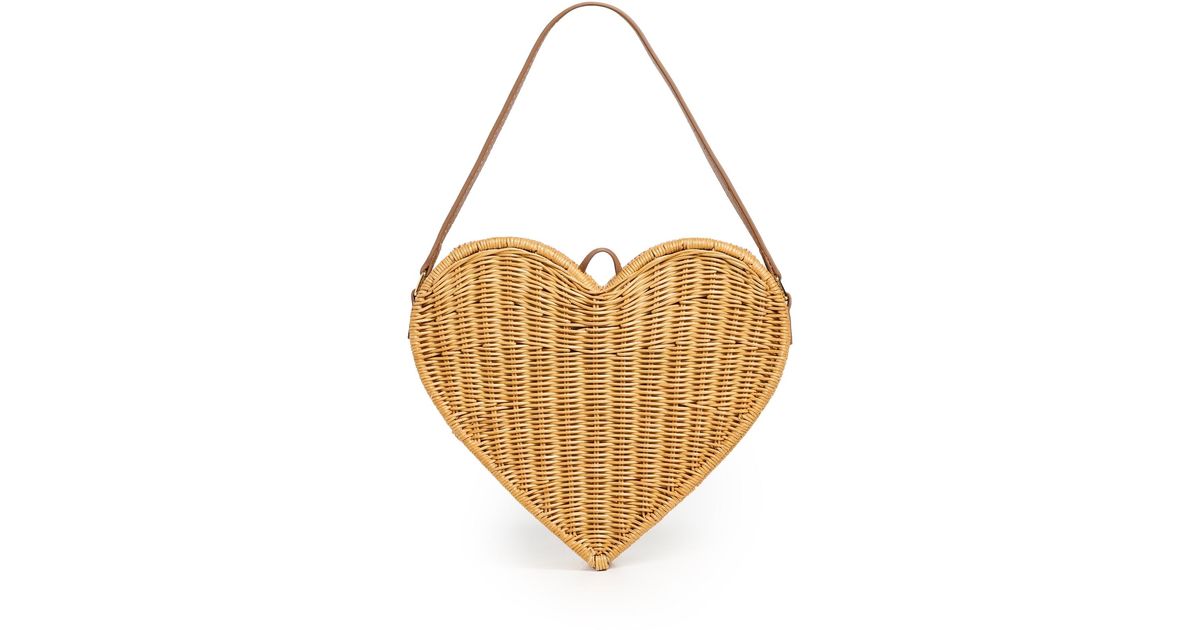 Serpui Pulsating Heart Bag in White | Lyst