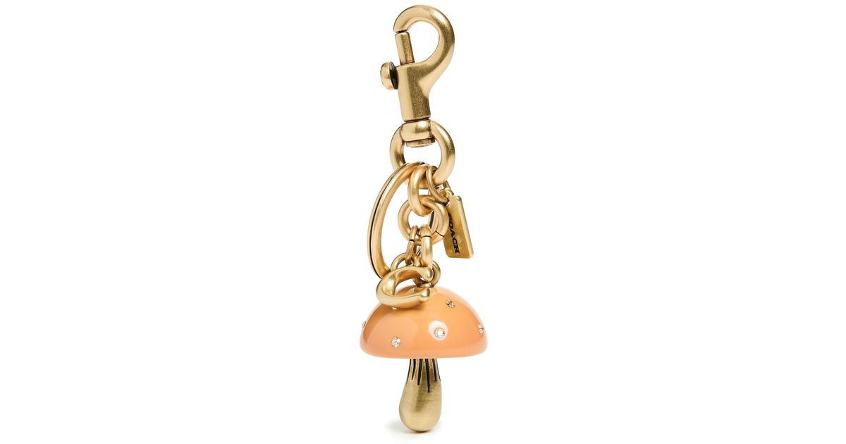 COACH Resin Mushroom Bag Charm in Metallic | Lyst