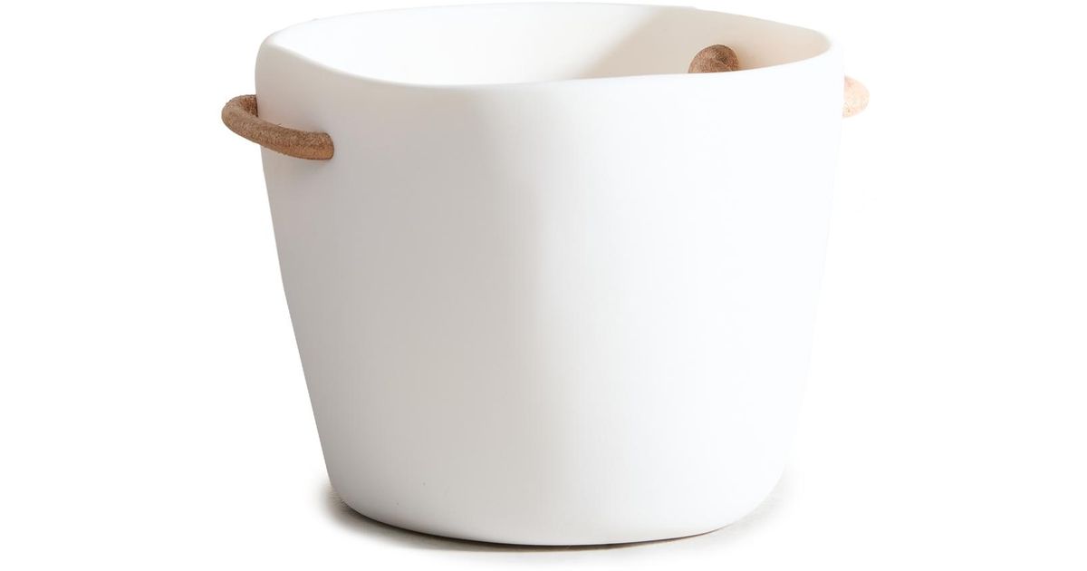 TF DESIGN Cuadrado Ice Bucket in White | Lyst