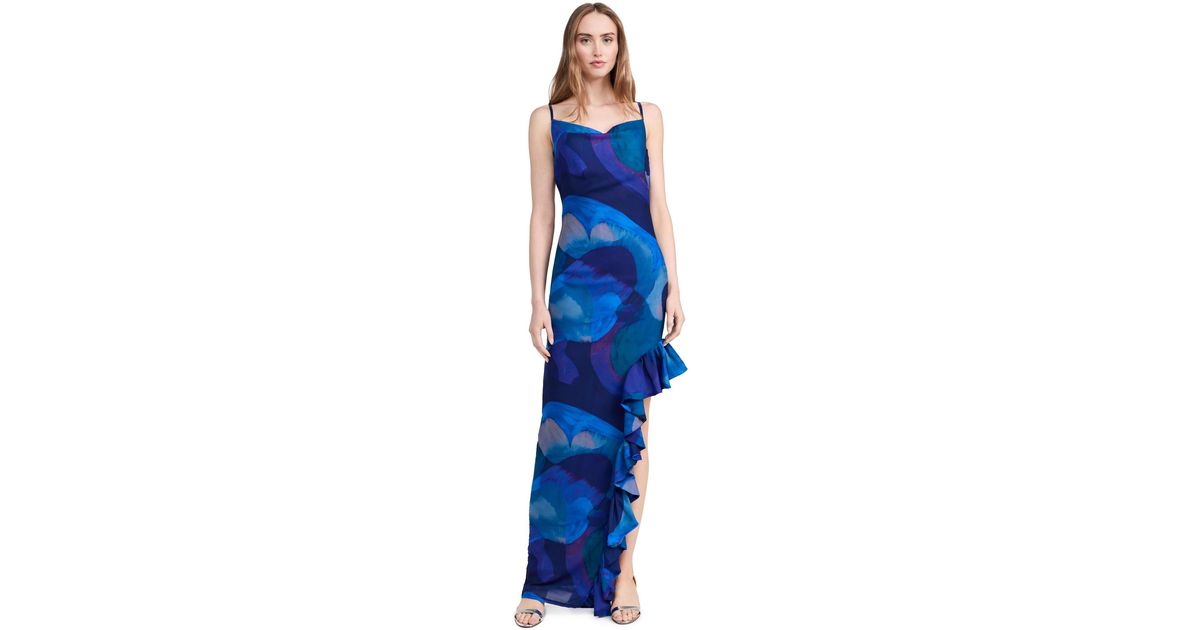Rendoll Nadine Dress in Blue | Lyst