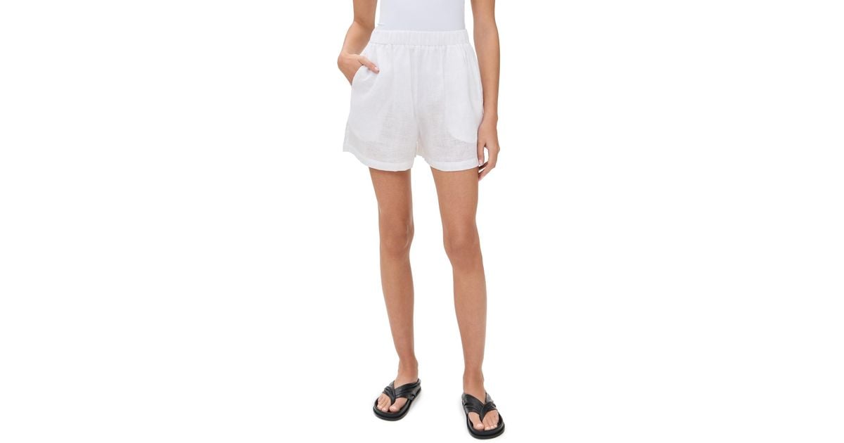 Mikoh Swimwear Tellaro Shorts in White | Lyst