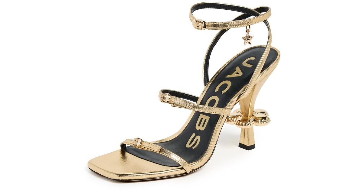 Marc Jacobs The Daisy Heels in Black | Lyst