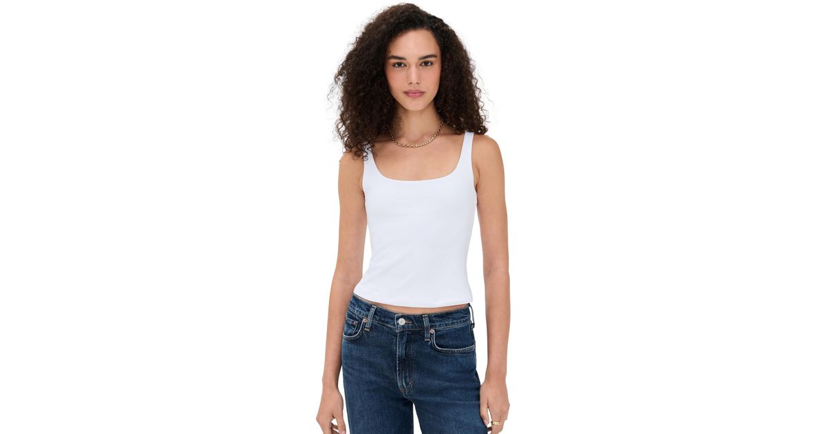 Susana Monaco Everyday Tank 2 in White | Lyst