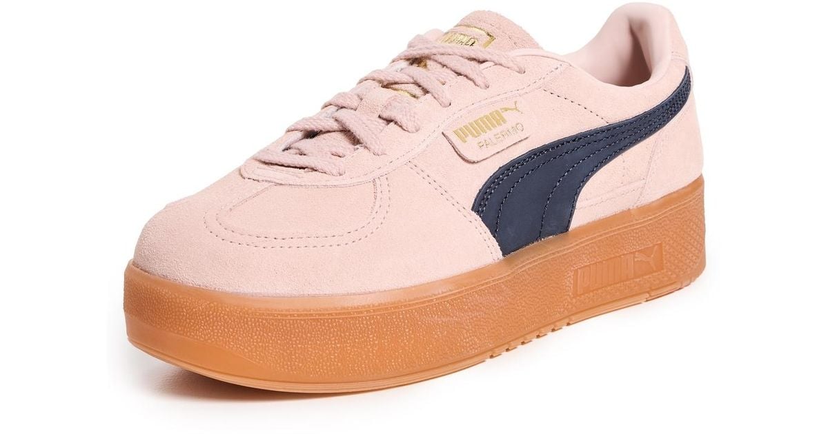 PUMA Palermo Elevata Platform Sneakers in Pink | Lyst