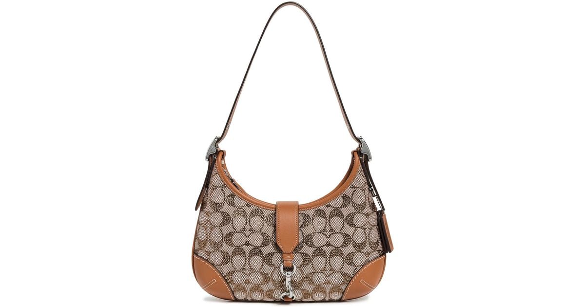 COACH The Coach Originals Crystal Signature Bag in Brown | Lyst