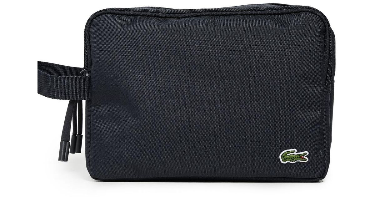 Lacoste Neocroc Travel Kit in Black for Men | Lyst