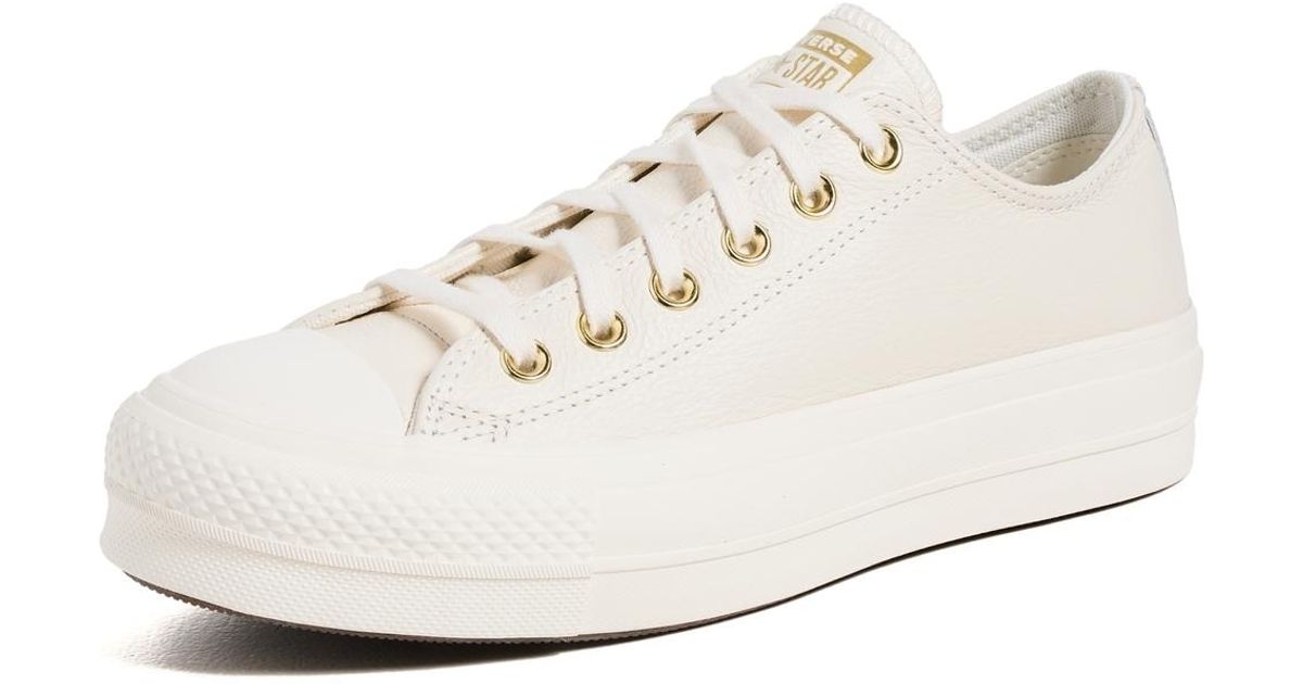 Converse Chuck Taylor All Star Lift Platform Sneakers in White | Lyst