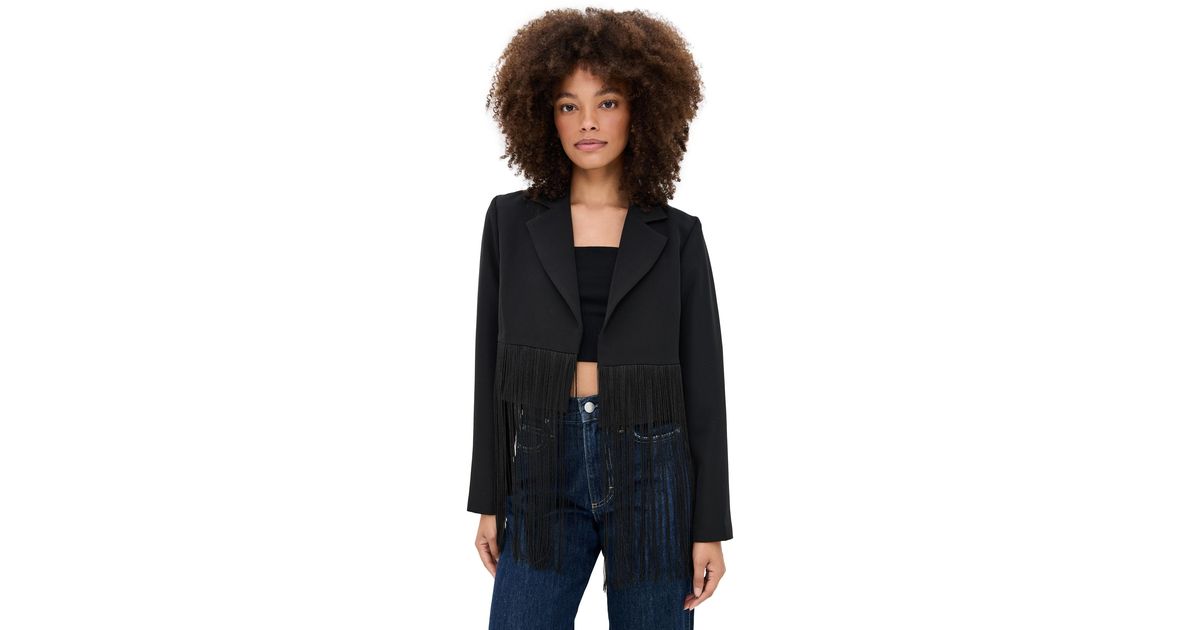 AZULU Carmelita Blazer in Black | Lyst Canada