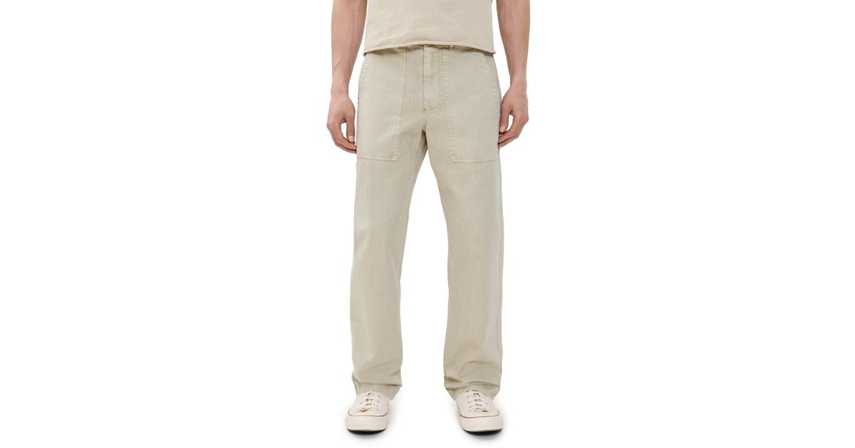 Alex Mill Field Pants in Natural for Men | Lyst