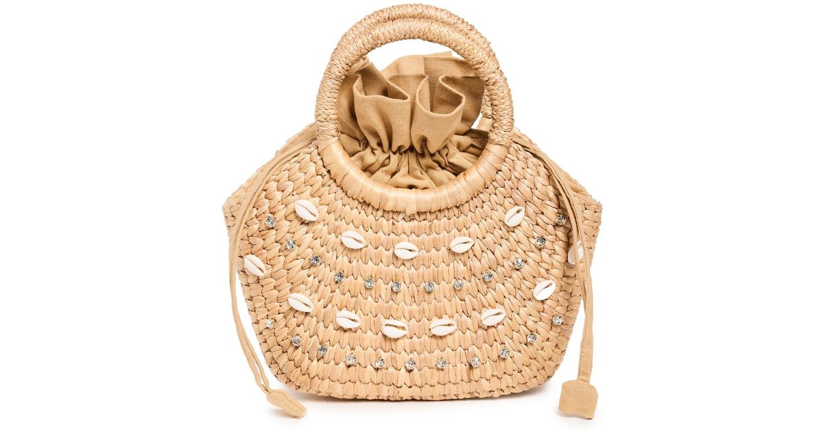 Hat Attack Janie Shell Bag in Natural | Lyst
