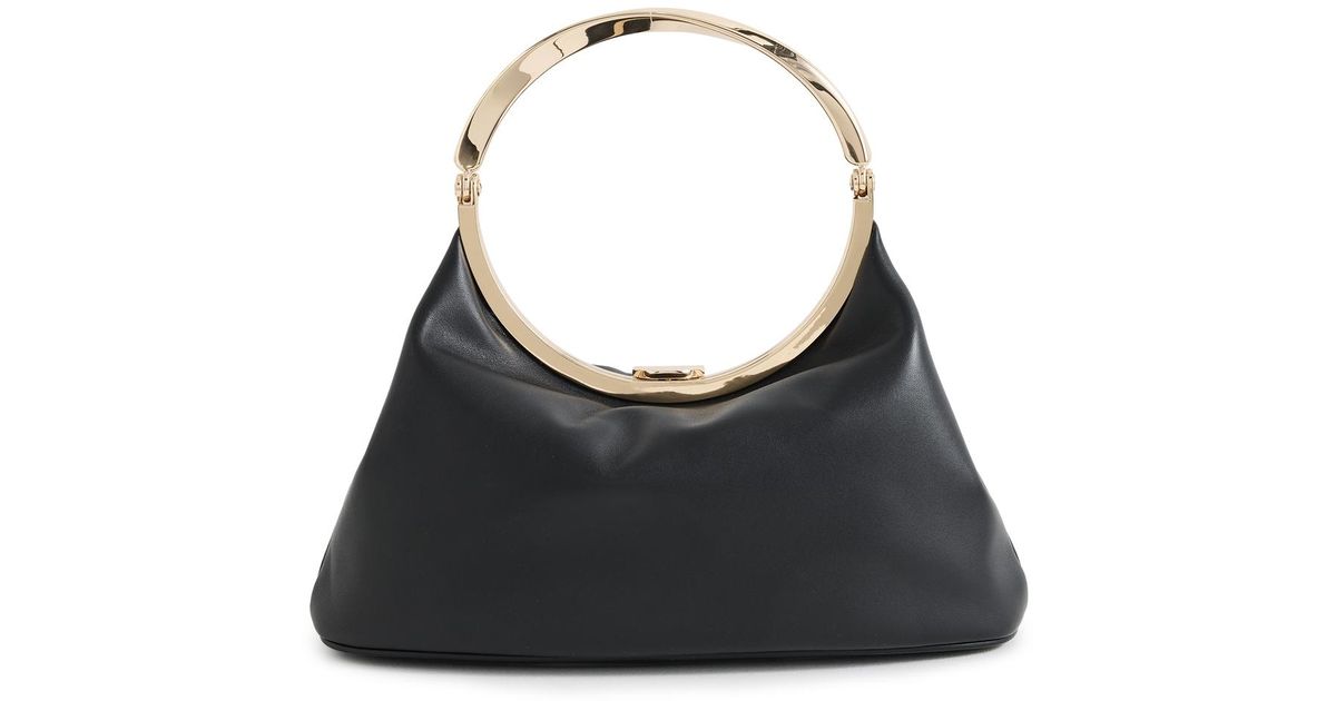 Jonathan Simkhai Luca Leather Top Handle Bag in Black | Lyst