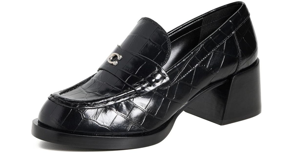 COACH Natalie Loafers in Black | Lyst