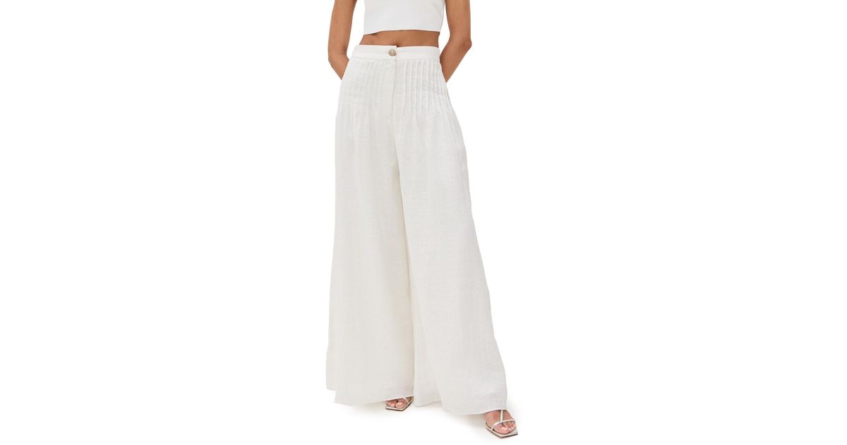AZULU Posey Pants in White | Lyst