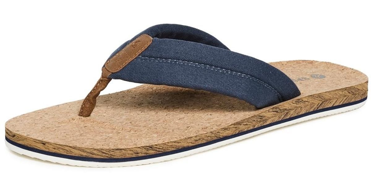 Sperry Top-Sider Porto Sandals in Black for Men | Lyst