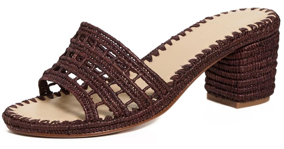 Carrie Forbes Alana Sandals in Brown | Lyst