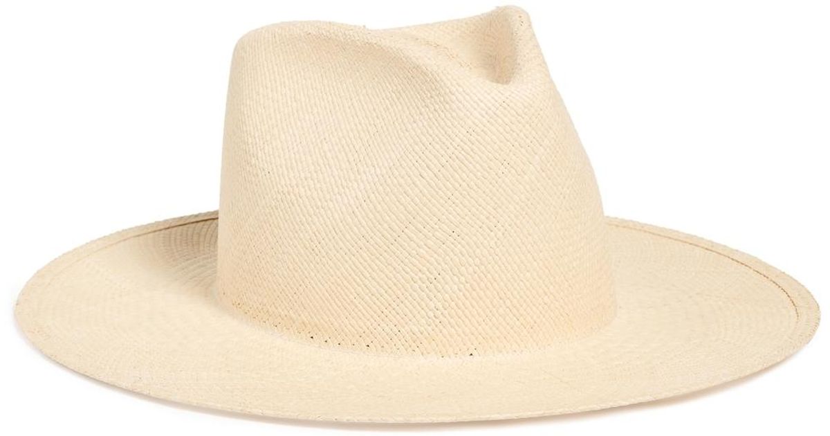 Janessa Leone Greta Hat in White | Lyst