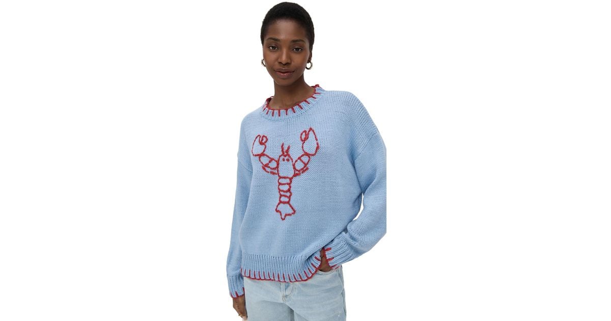 Bailey Rose Lobster Sweater in Blue | Lyst