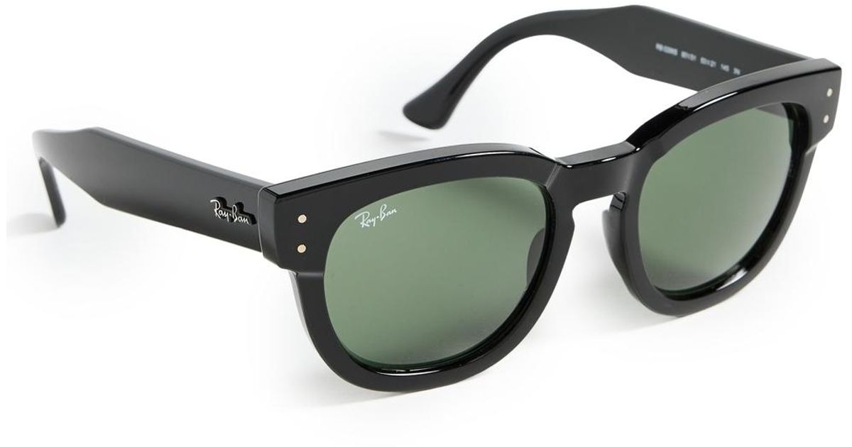 Ray-Ban Mega Hawkeye Sunglasses in Black | Lyst