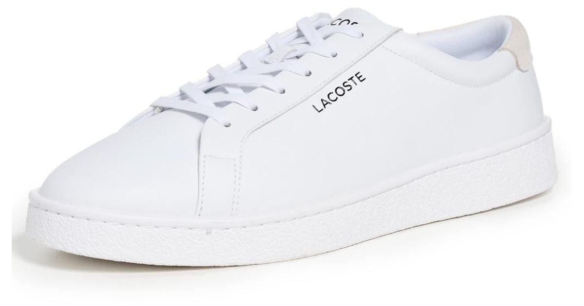 Lacoste Court Derby Sneakers in White for Men | Lyst