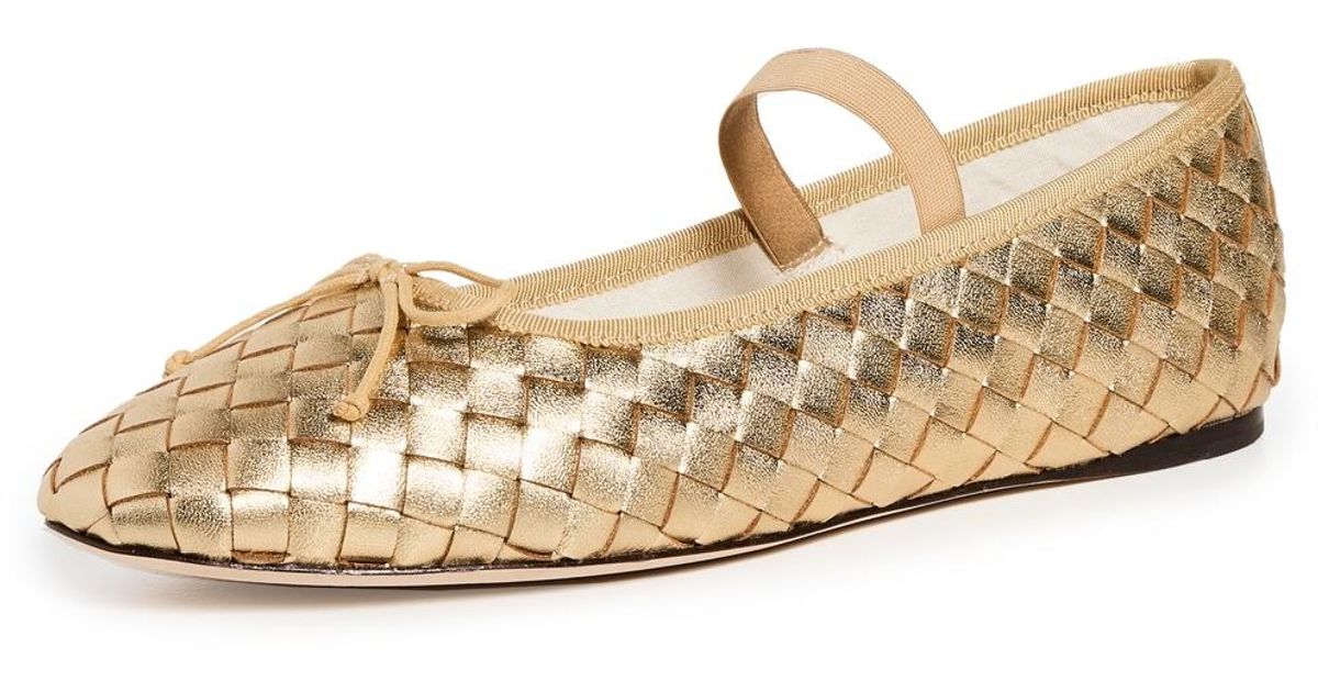Loeffler Randall Leonie Soft Ballet Flats in White | Lyst