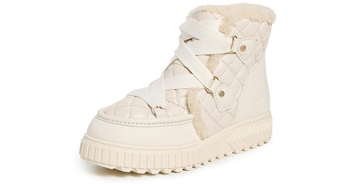 Sorel Ona Ave Alpine Lux Boots in White | Lyst